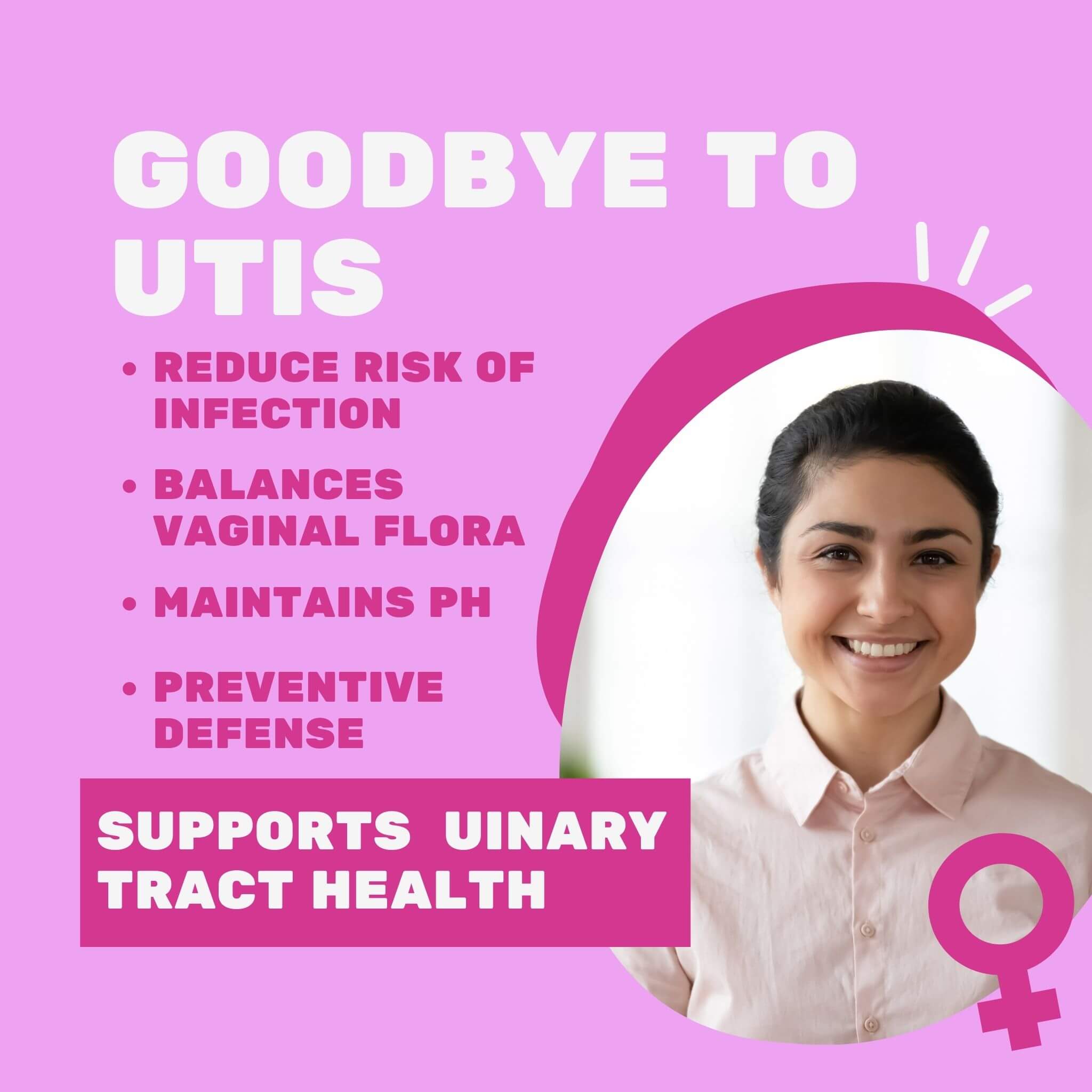 Probiotic Supplement for UTI Prevention in Women - Improve Urinary ...